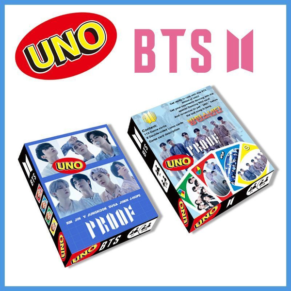 112 листов/коробка StrayKidsTXT Uno BTS Seventeen UNO Solitaire UNO настольная игровая карта с ...