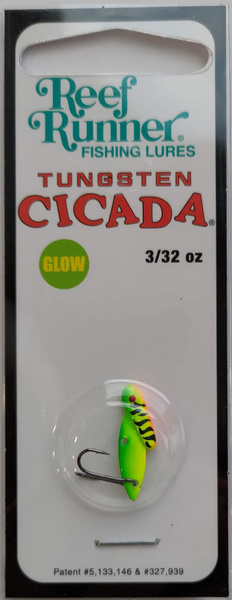 Колеблющаяся Блесна Reef Runner CICADA 3/32 FT/GL - купить по низким ценам в интернет-магазине ...