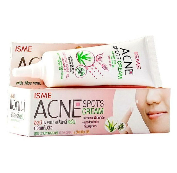 Крем для лица Isme с алоэ вера от угрей и прыщей Acne Sports Cream 10 ...