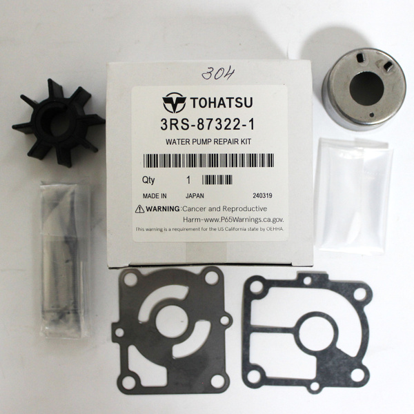 Ремкомплект водяного насоса Tohatsu MFS9.9E/15E/20E (3RS-87322-1), оригинал - купить по выгодной ...