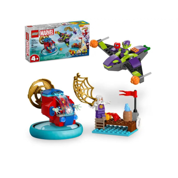 10793 Пластиковый Конструктор LEGO Marvel 10793 Spidey vs. Green Goblin ...