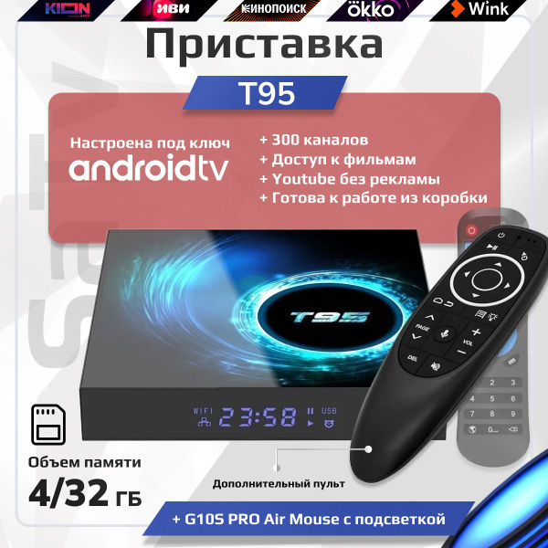 Медиаплеер ТВ Приставка / ТВ приставка андроид / Смарт тв приставка ...