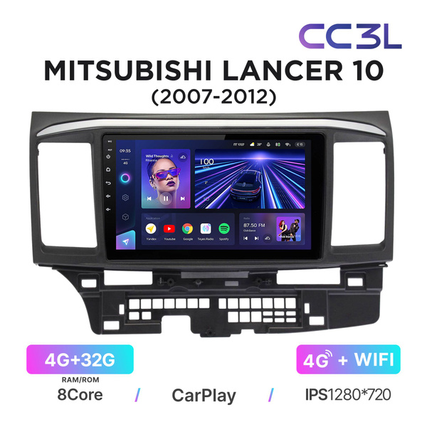 Магнитола Teyes CC3L 4-32 Гб для Mitsubishi Lancer X (2007-2015) (9 ...