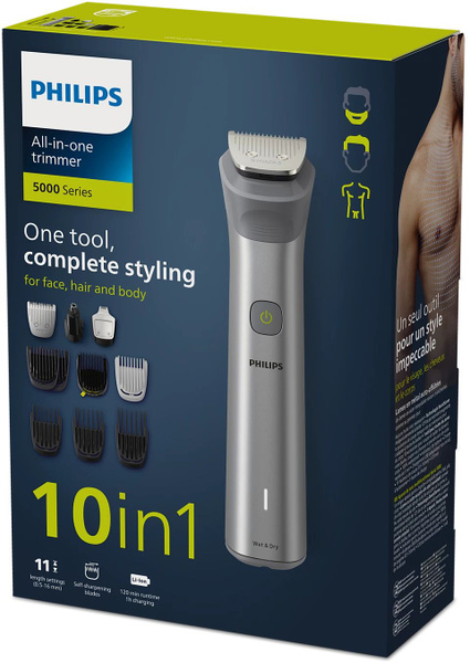 Характеристики Philips Триммер для бороды и усов Series 5000 MG5920/15 ...