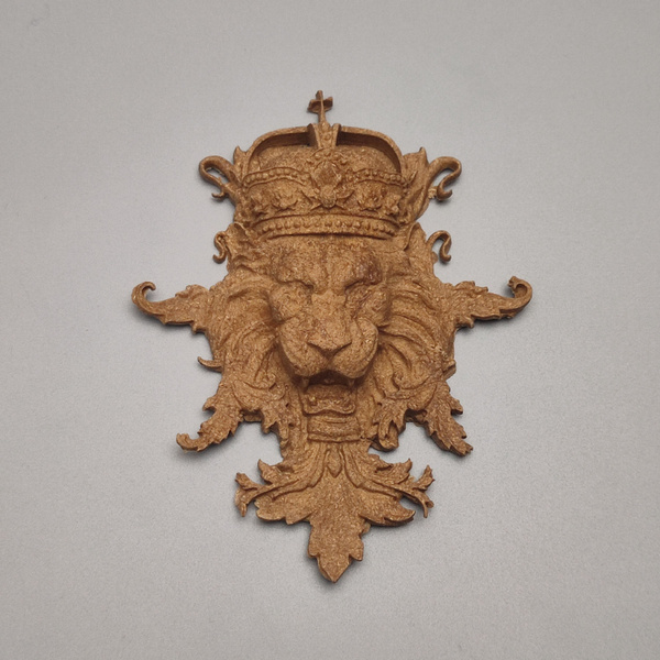 Заготовка для творчества из древесной пульпы лев,заготовка для ...