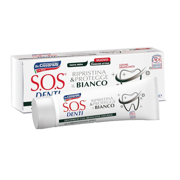 S.O.S Denti Whiteness Зубная паста отбеливающая 75 мл купить на OZON по ...