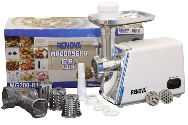 Купить мясорубку RENOVA MG200-R1WL по низкой цене: отзывы, фото ...