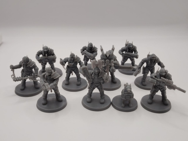 Набор миниатюр "Kill Team: Exaction Squad, Warhammer 40k,Agent Imperium ...