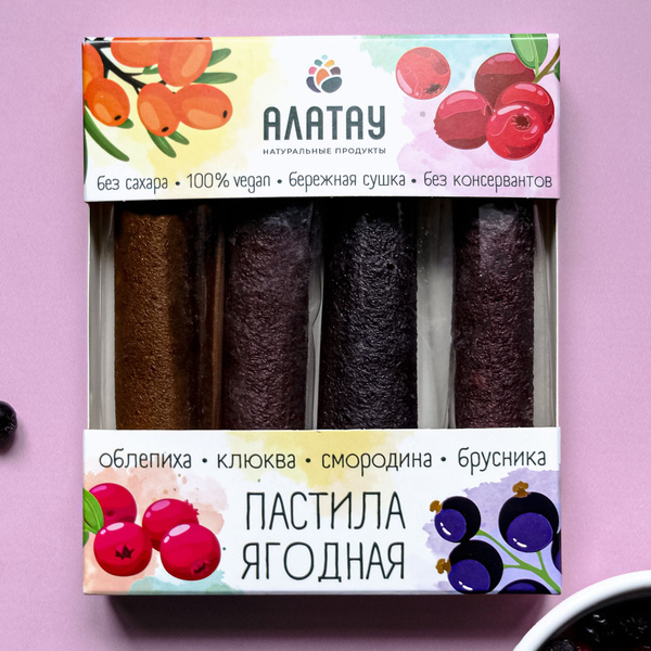 Пастила без сахара детская Алатау,полезные сладости, 180 гр. - купить с ...