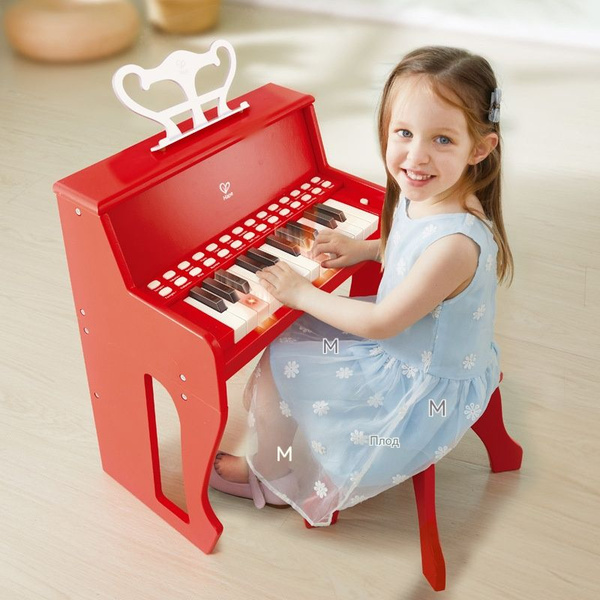 Музыкальное игрушечное пианино и табурет купить на OZON по низкой цене ...