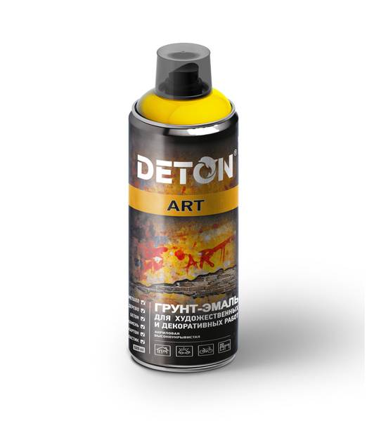 Грунт-эмаль Deton для художественных и декоративных работ Гладкая ...