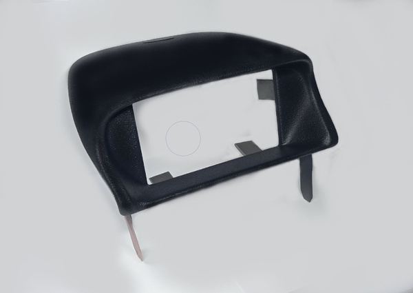 Кастомная рамка (Козырёк) на панель Приора 1 под мультимедию (original ...