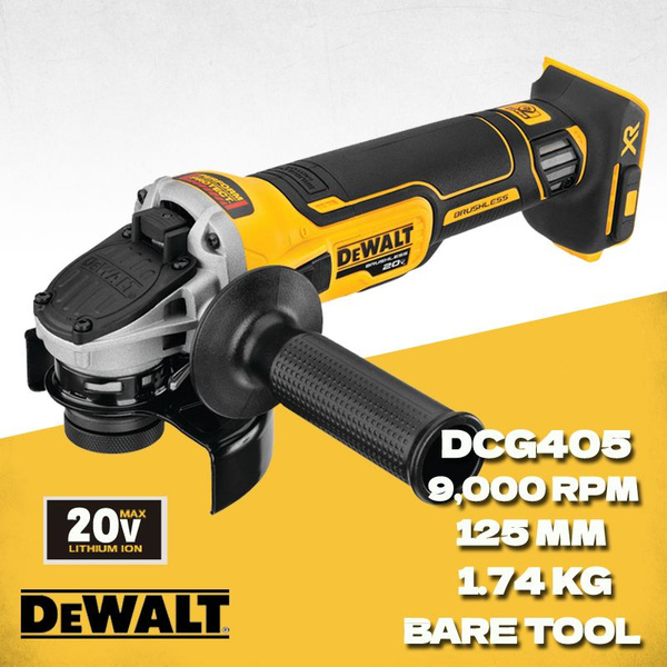 DEWALT DCG405 Угловая шлифовальная машина 20 В Бесщеточный маглев ...