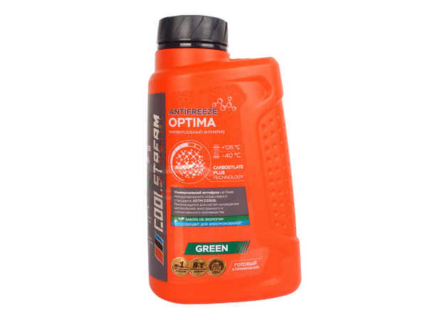 Антифриз Coolstream OPTIMA зеленый, Готовый раствор купить по выгодной цене в интернет-магазине ...