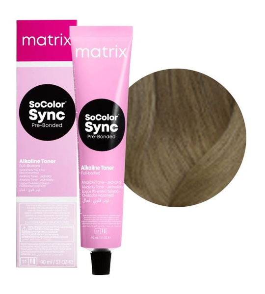 Краска для волос Matrix SoColor Sync Pre-Bonded 7NA блондин натуральный ...