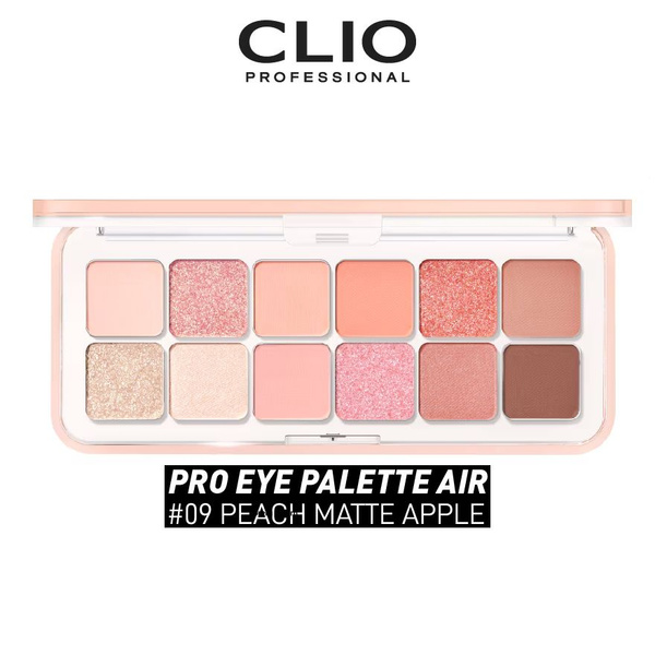 CLIO Палетка теней для век Pro Eye Palette Air #09 Peach Mate Apple (12 ...