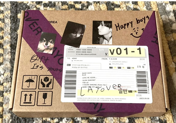 CD Альбом V (BTS) - Layover Solo Purple ver - купить по низким ценам в ...