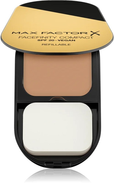 Max Factor Facefinity Refillable Compact Mattifying Foundation SPF 20 Оттенок: 003 Natural Rose ...