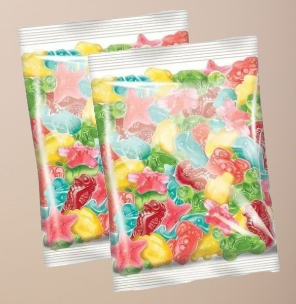 Жевательный мармелад КрутФрут Морские животные KDV 2 пачки по 500 г - купить с доставкой по ...