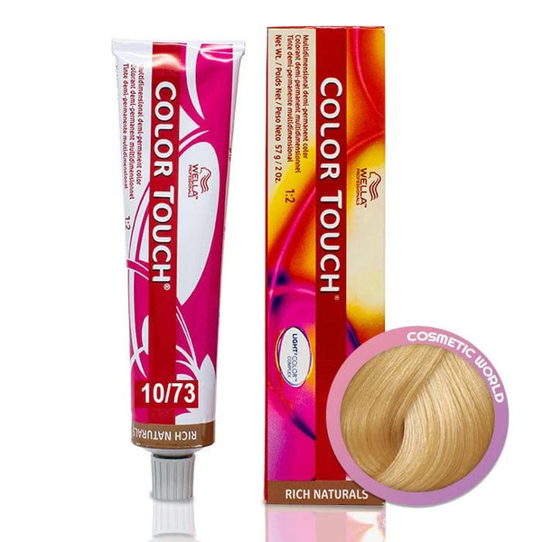 Краска Wella Color Touch 10-73 - купить с доставкой по выгодным ценам в ...