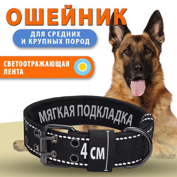Ошейник для собак средних и крупных пород M купить с доставкой по