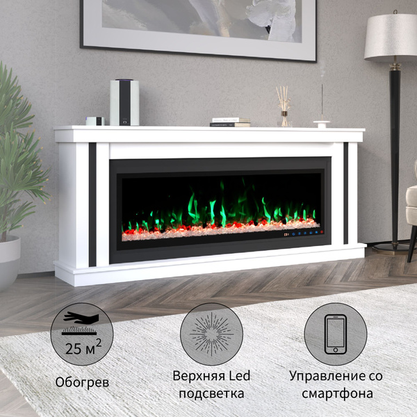 Камин электрический Elekam Neo Breeze 50 напольный с порталом и очагом ...