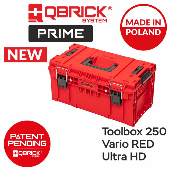 Ящик для инструментов Qbrick System PRIME Toolbox 250 Vario Red UHD ...