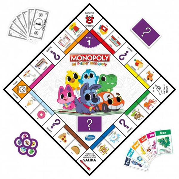 Настольная игра HASBRO My First Monopoly - купить с доставкой по ...