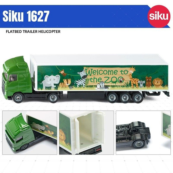 Характеристики Siku Инженерное транспортное средство 1/87 Большой подъемник на платформе кран ...