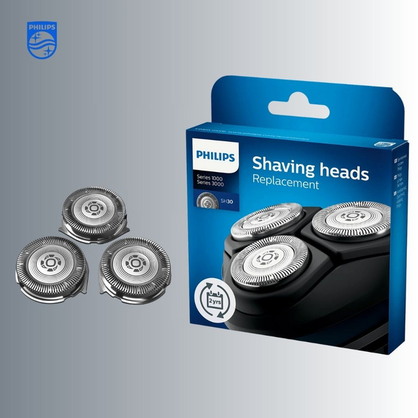 Бритвенный блок Philips SH30/50,Сменные головки для бритв Series 3000 и 1000. купить на OZON по ...