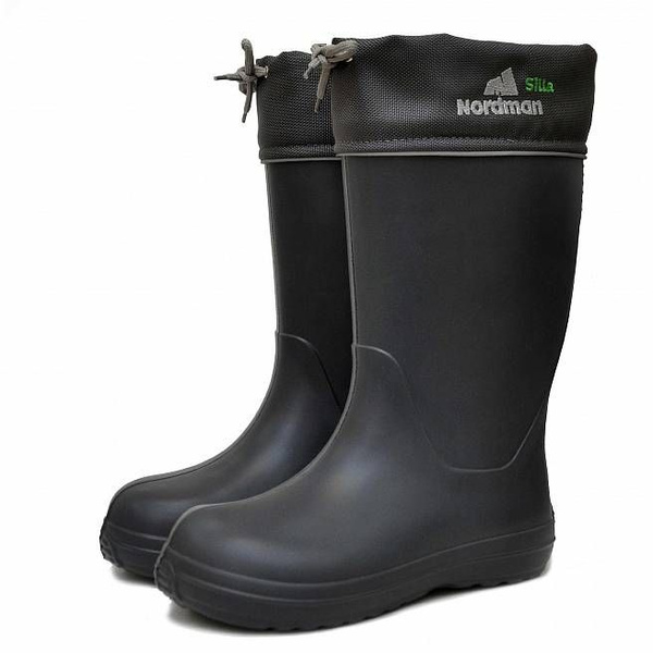Сапоги резиновые Женский Nordman серый EVA Россия Без застёжки Зима Маломерит, Однослойная ...
