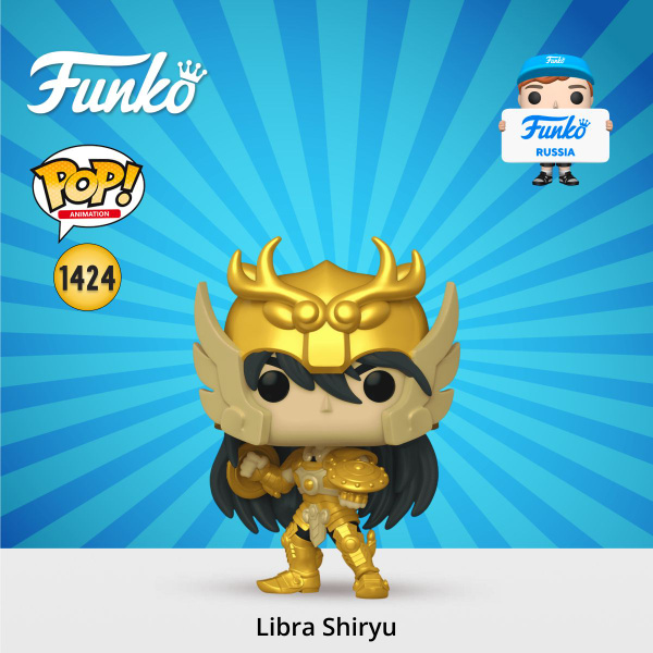 Фигурка Funko POP! Animation Saint Seiya Gold Libra Shiryu (1424) 72060 ...