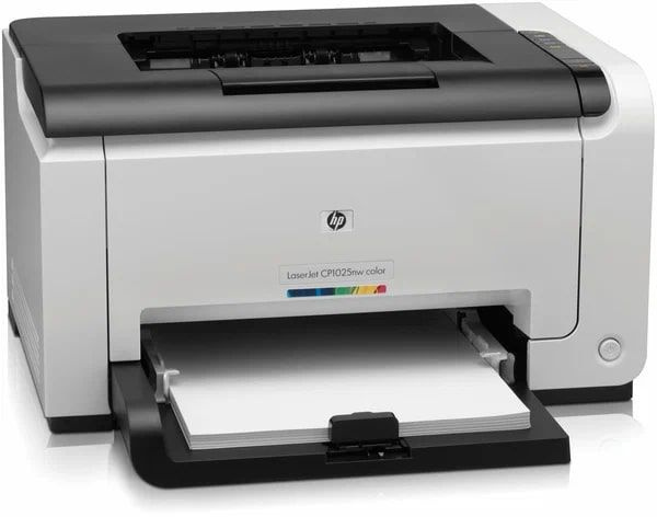 Принтер HP Color LaserJet Pro CP1025nw, Цветной печать, купить по ...