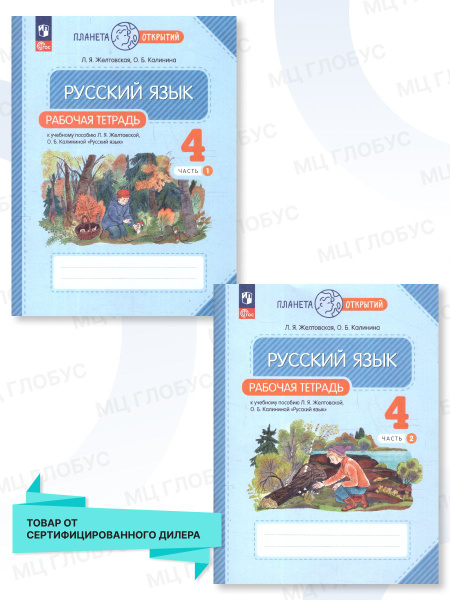 Русский язык 4 класс. Рабочая тетрадь в 2-х частях. Комплект. ФГОС ...