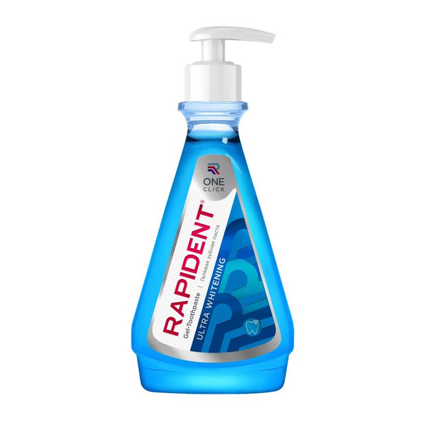 Rapident Гелевая зубная паста Ultra Whitening, 220 гр - купить с доставкой по выгодным ценам в ...