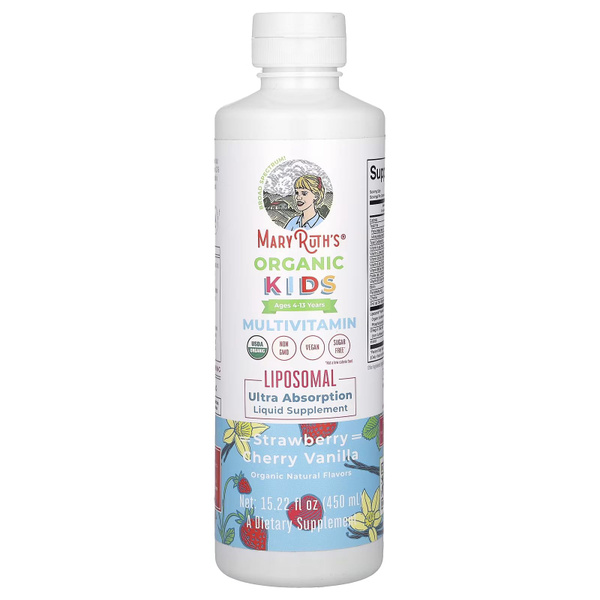 Kids Multivitamin Liposomal 450 мл Strawberry Cherry Vanilla Mary Ruth ...