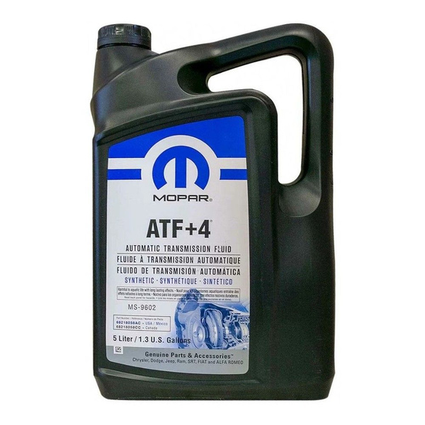 Масло трансмиссионное ATF+4 5л, Chrysler 68218058AC - купить по ...