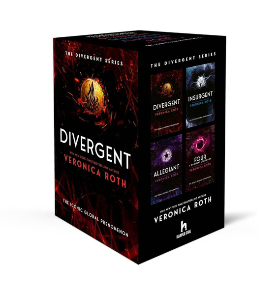 DIvergent Series Box Set Books 1-4 (Veronica Roth) Дивергент Бокс сет ...