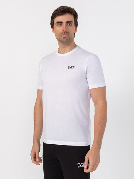 Футболка EA7, размер 50, 52, цвет белый, Хлопок 100% - купить по выгодной цене в интернет ...