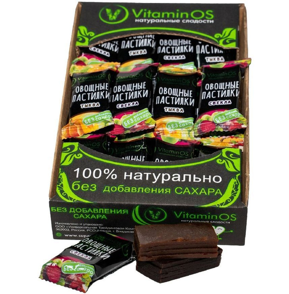 Пастила овощное Ассорти 400г, без сахара купить на OZON по низкой цене ...