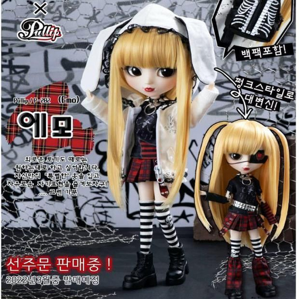 Кукла Pullip Emo,Панк-стиль совместной модели с Emo,P-282 купить на OZON по низкой цене (2051921313)
