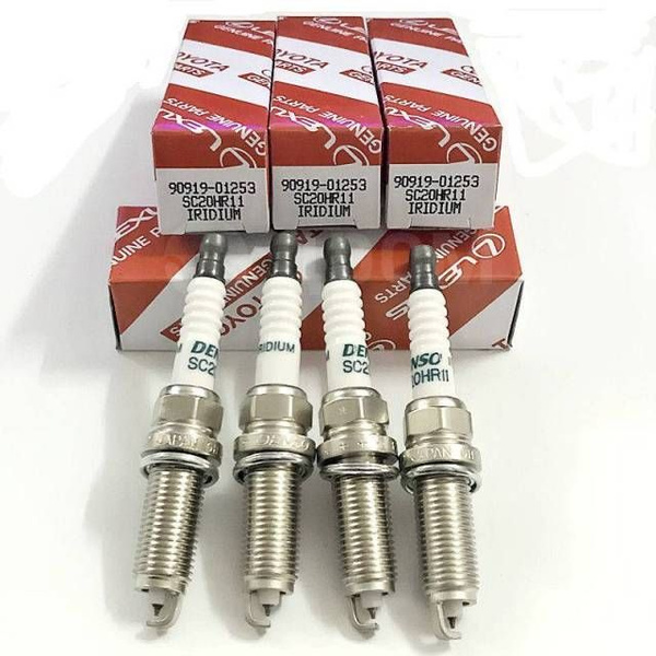 Комплект свечей зажигания Toyota ( ЯПОНИЯ ) 90919-01253 (9091901253 ...