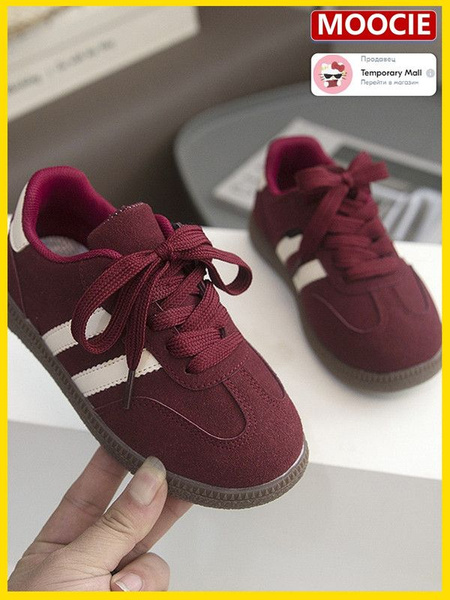 Кроссовки Девочки, Мальчики MOOCIE Каучук Бег, размер 27 На любой сезон Липучки Без каблука ...