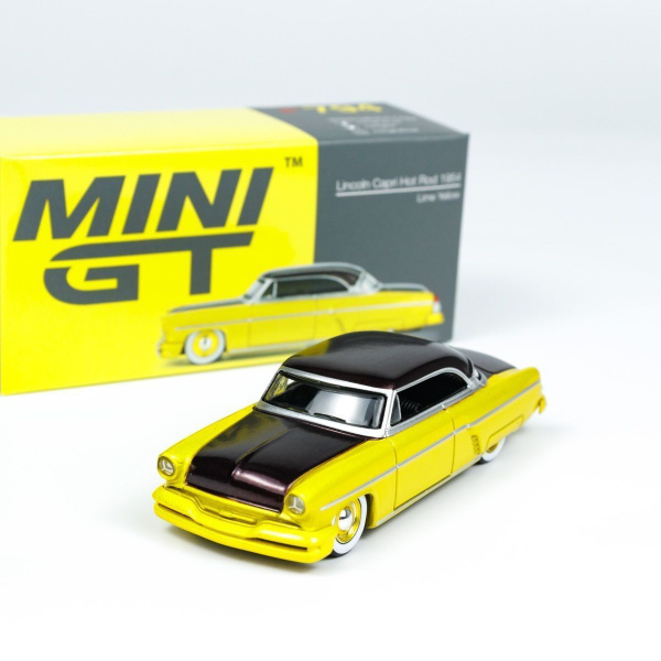 Модель коллекционная Mini GT 1:64 #794 Lincoln Capri Hot rod 1954 ...