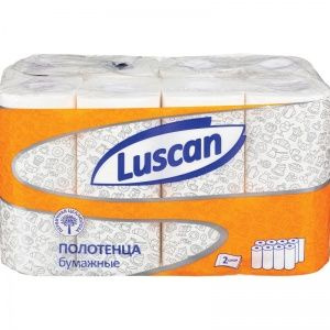 Полотенца 2-слойные Luscan, рулонные, 8 рул/уп купить на OZON по низкой цене (520824191)