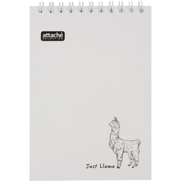 Attache Selection Блокнот Llamas Клетка А6, 80 л, клетка, белый купить на OZON по низкой цене ...