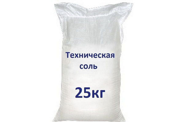 Соль техническая, средство противогололедное, реагент 25 кг купить на ...