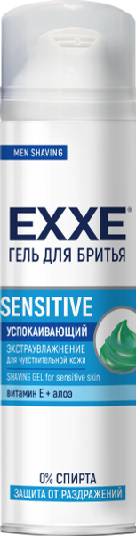 Гель для бритья EXXE Sensitive для чувствительной кожи, 200мл купить на OZON по низкой цене ...