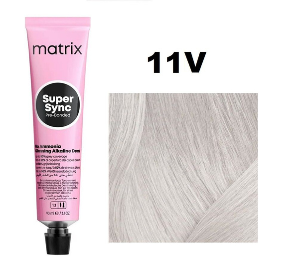 Matrix Краска без аммиака SoColor Super Sync 11V экстра светлый блондин ...