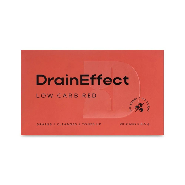 Напиток Draineffect RED Low Carb Дрейнэффект RED низкоуглеводный NL, 20 стиков по 8,5 г купить ...